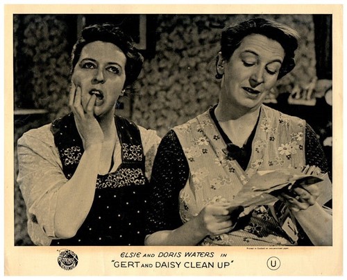 Gert And Daisy Clean Up Original Lobby Card 1942 rare Elsie Waters ...