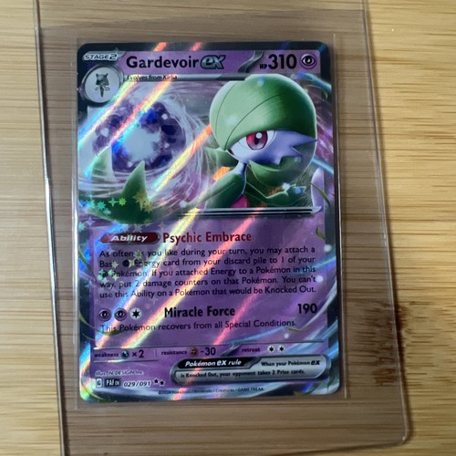 Gardevoir Ex 29/91 - Pokemon TCG Paldean Fates -Full Art Holo - Pack ...