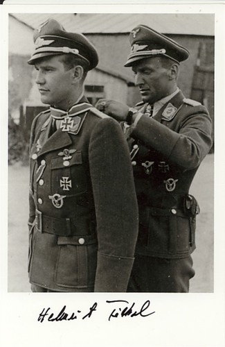 Helmut Fickel signed photo. Stuka pilot. | eBay