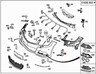 Genuine MERCEDES C204 S204 W204 C-CLASS W204 Cover bumper area ...