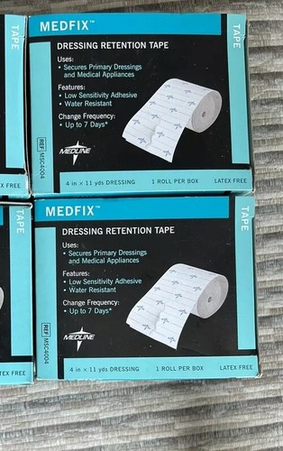 Medline MedFix Retention Dressing Tapes - 4" x 11 yd - 1 Roll - MSC4004 ...