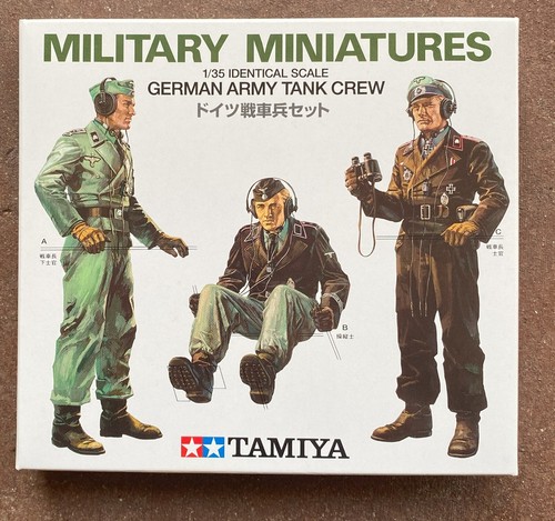 Tamiya German Army Tank Crew, 1/35 Scale, New Model Figure Kit, # 35001 ...