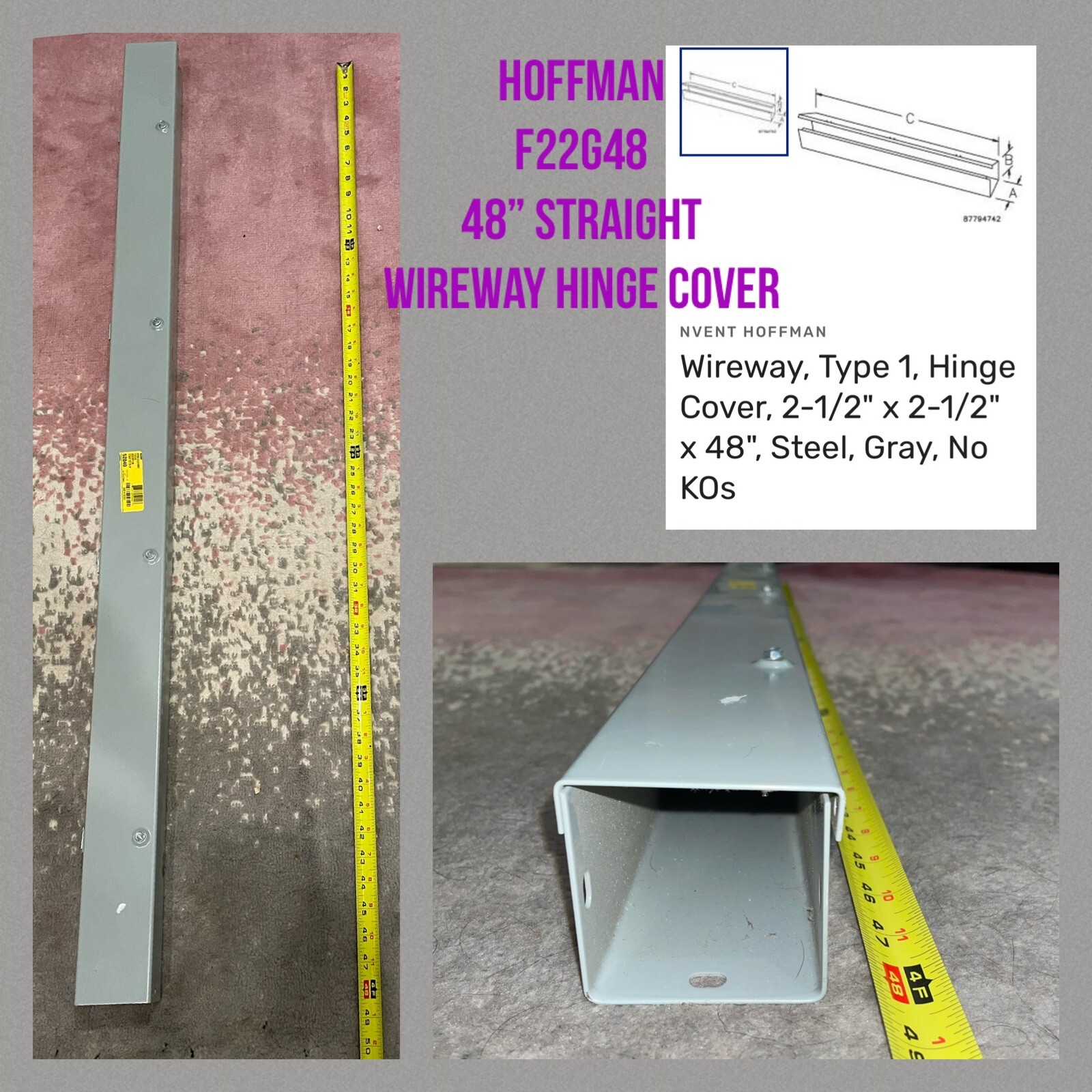 Hoffman AHE 6" x 6" x 6" HINGED COVER PULL BOX (DBN 783510-51 21 0) | eBay