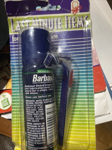 Barbasol Shaving Cream & Razor Set Beard Buster | eBay