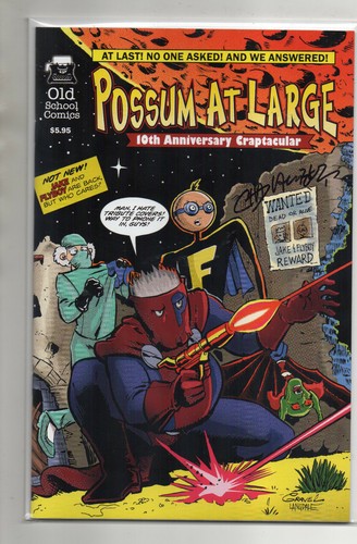 POSSUM AT LARGE #1 Signed Chad Lambert 10th Anniversary Craptacular ...