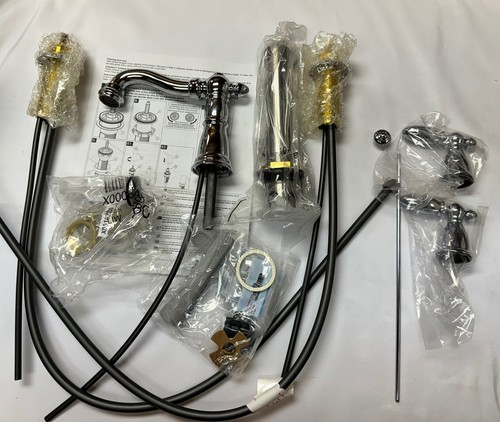 Delta 3555-MPU-DST-Victorian 8" Widespread Lavatory Faucet | eBay