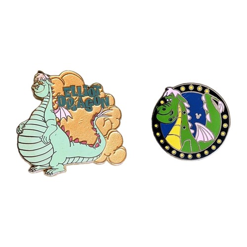 Disney's Elliott The Dragon, Pete's Dragon, (2) Pins | eBay