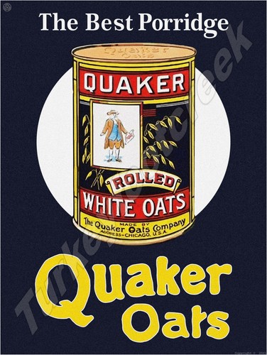 Quaker Oats 18" x 24" Metal Sign | eBay