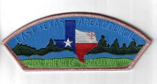 East Texas Area Council SAP SA-24:1 PINK Bdr. Tyler, Texas FOS (DN $125 ...