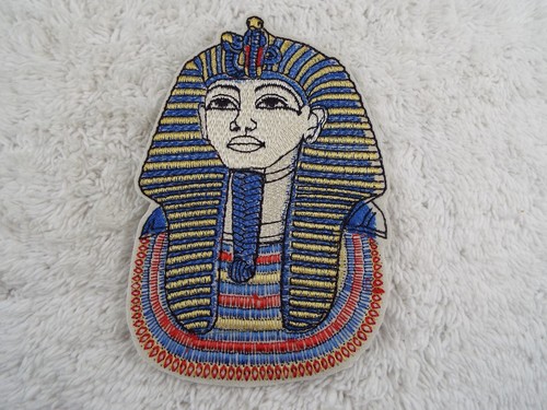 Egyptian King Tut Pharaoh 5" Embroidery Iron-on Patch (E6) | eBay