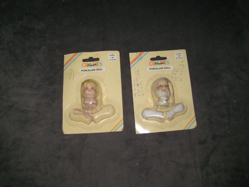 FRANKS CRAFT PORCELAIN DOLL LITTLE GIRL & OLD MAN OR SANTA DOLLS | eBay