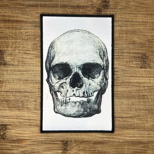 Anatomical Skull Illustration Patch Iron On 6.5x4 Inches Science DIY ...