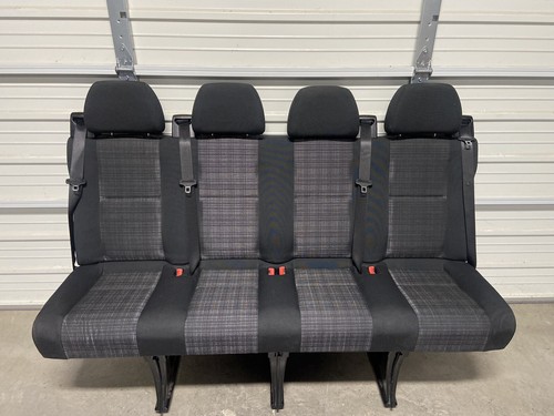 2007-2018 Mercedes-Benz Sprinter OEM 4th row seat 4 passenger cloth | eBay