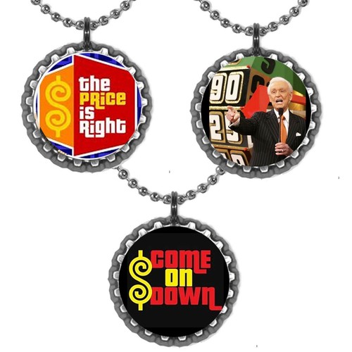 THE PRICE IS RIGHT necklaces 3 complete necklace 24inch ball chain Bob ...