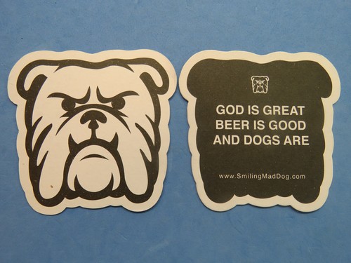 Coaster ~ SMILING MAD DOG ~ Importer of Premium Beer & Cider ~ Bangkok ...