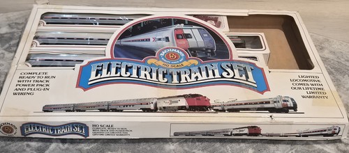 Bachmann Electric Train Set Amtrak Locomotive in Box Tested works | eBay