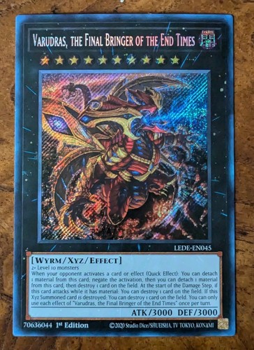 Varudras, the Final Bringer of the End Times LEDE-EN045 1st Edition NM ...