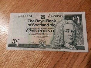 One Pound Note Scotland for sale | eBay
