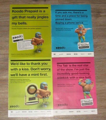 Koodo ADs original FULL PAGED magazine clippings pages PHOTO ...