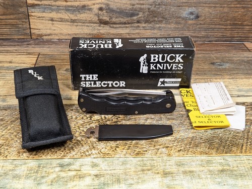 Buck Knives The Selector Model 428BK With Extra Blade, Sheath, Box and ...