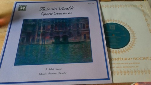Antonio Vivaldi- Opera Overtures Vinyl L.P. VG+++ | eBay