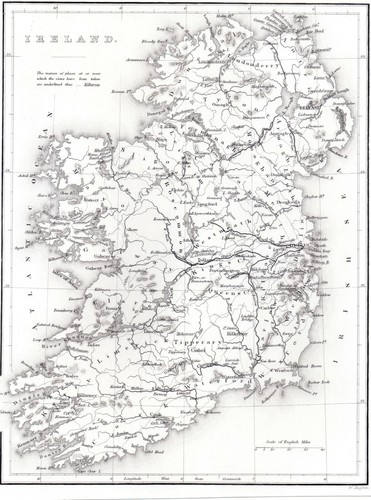 Antique Map of IRELAND 1840 FREEPOST | eBay