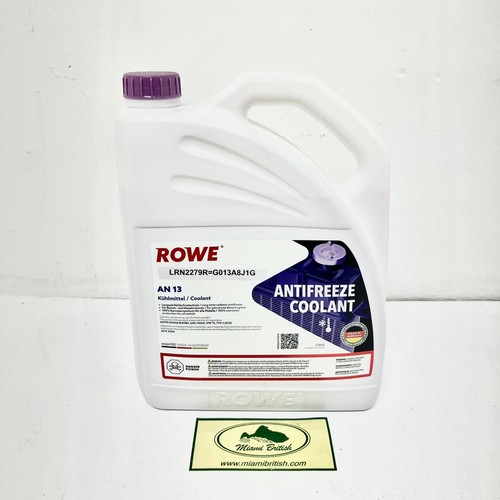 LRN2279 ROWE - ENGINE ANTI FREEZE COOLANT FLUID 1 GALLON FOR LAND ROVER ...