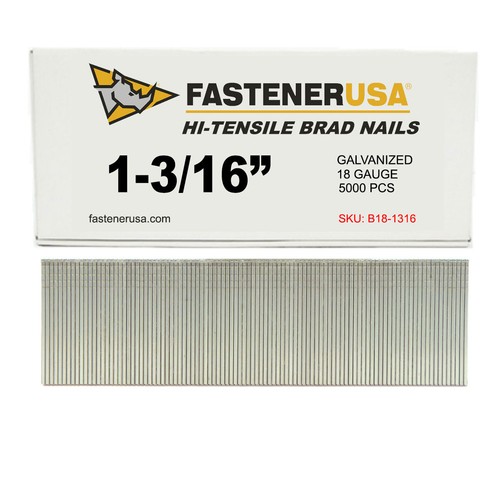 1-3/16" BRAD NAILS 18GA GALV 5,000ct | B18-1316 | eBay