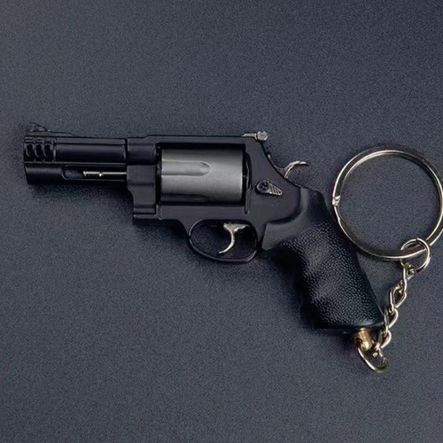 🔫 Black 1:3 M500 Revolver – Alloy Mini Gun Keychain Model! | eBay