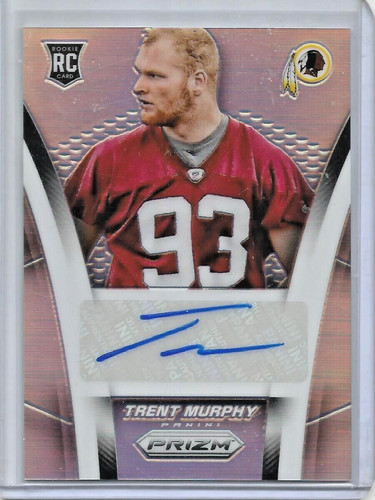 Trent Murphy 2014 Panini Prizm Silver Prizm Autograph Rookie #041/300 ...