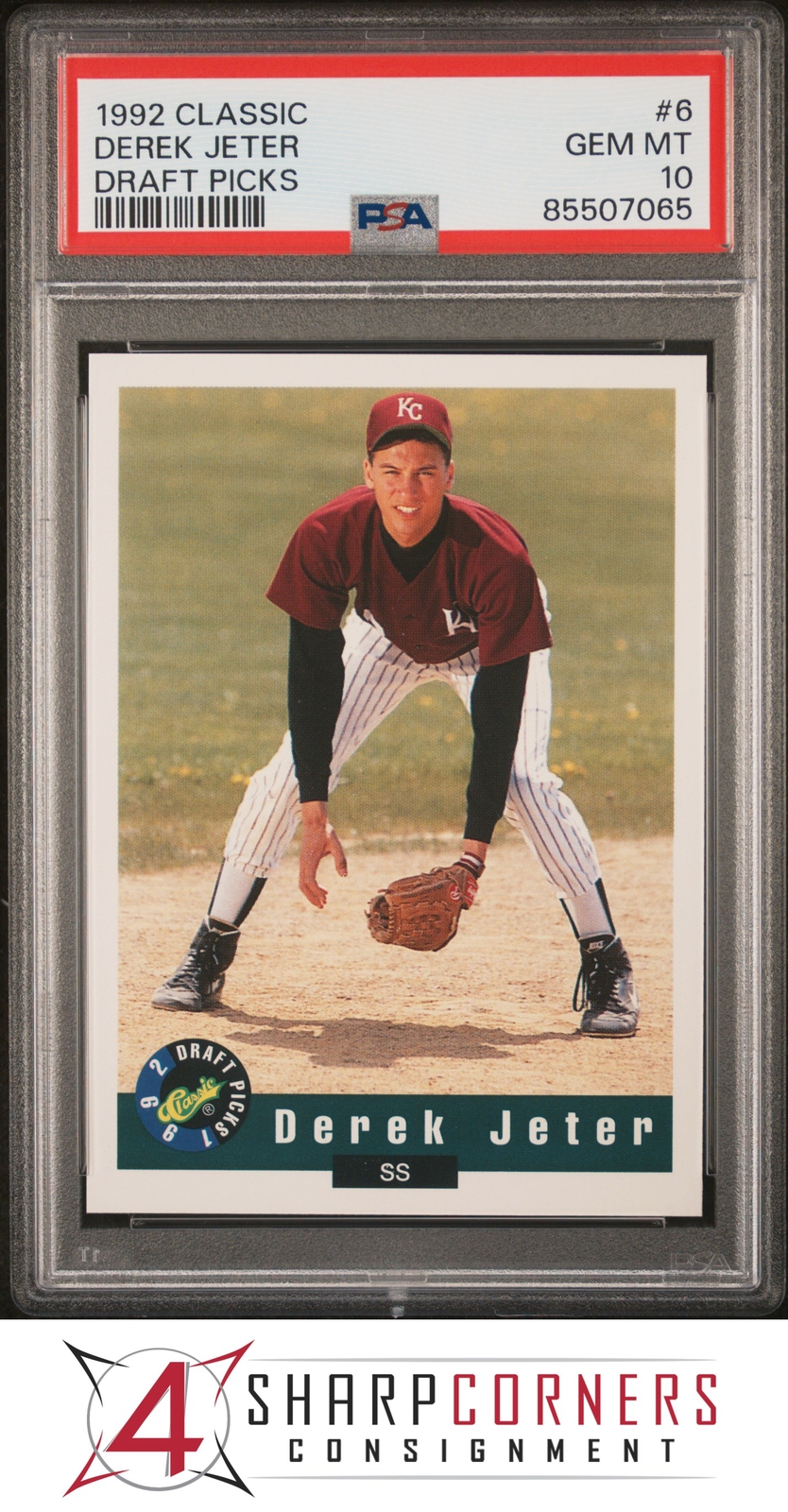 Derek Jeter 1992 Classic Draft Picks #6 Base PSA 10 Price Guide ...