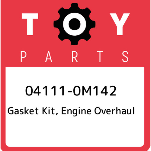 04111-0M142 Toyota Gasket kit, engine overhaul 041110M142, New Genuine ...