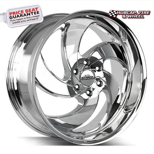 Strada C05 RETRO 5 CHROME - 20X8.5 - 5X120 BP - 35MM Offset (1 Wheel ...