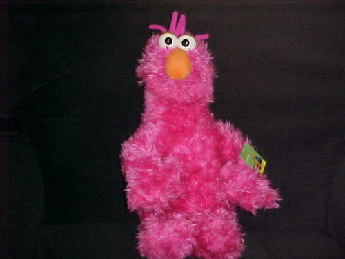 17" Sesame Street Telly Monster Hot Pink Plush Toy From 2012 Sesame ...