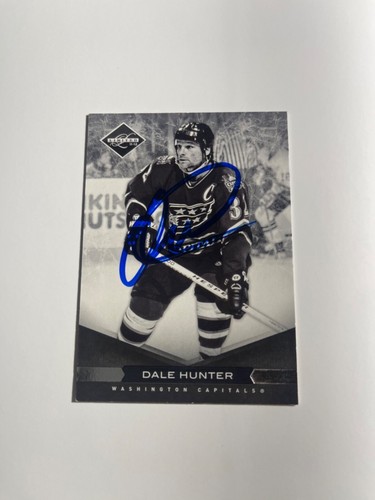 Washington Capitals DALE HUNTER Signed Card | eBay