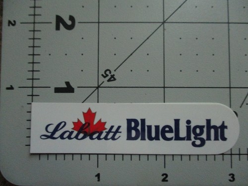 LABATT BLUE LIGHT Imported Tap Handle STICKER decal craft beer brewery ...