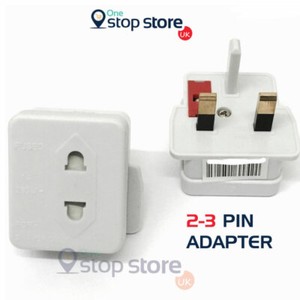 2 Pin To 3 Pin Plug Adapter for sale | eBay