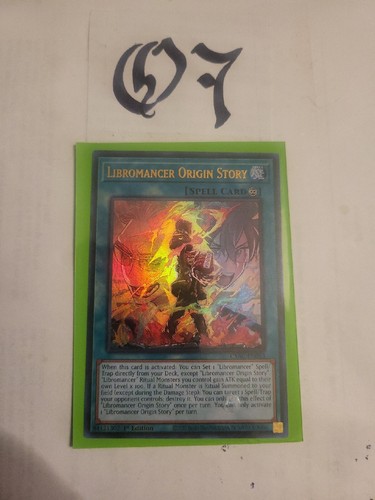 Yu-Gi-Oh! TCG Libromancer Origin Story Cyberstorm Access CYAC-EN063 1st ...