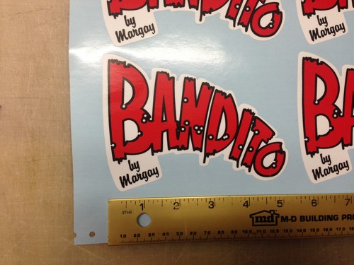 Margay Bandito Karting decals Vintage McCulloch Kart | eBay