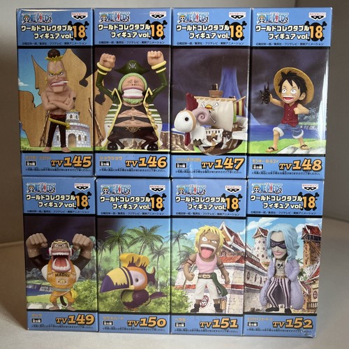 NEW Banpresto One Piece WCF Prize Figures Vol. 18 - Set of 8 | eBay