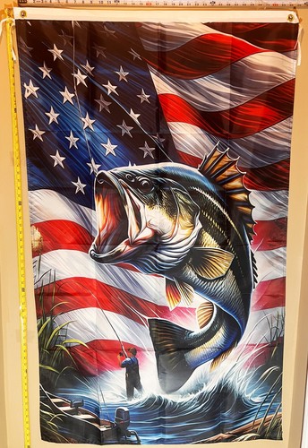 Beer Flag FREE SHIPPING 1 Fishing Dorm Room Man Cave Trump USA Sign ...