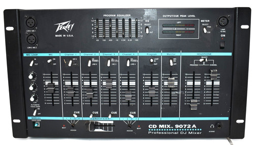 Peavey Electronics CD MIX 9072A Professional DJ Mixer - No Power Supply ...