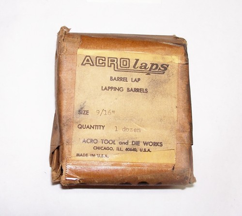 (12) 9/16" Acro Tool And Die Acro laps Brass Lapping Barrels Lap ...