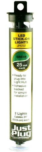 Woodland Scenics JP5737 Just Plug Green LED Stick-On Lights | eBay
