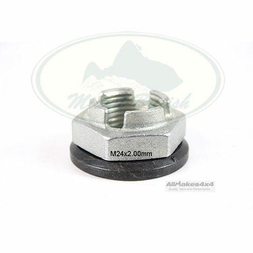 LAND ROVER FRONT AXEL SHAFT NUT & WASHER M24 X RRS LR2 LR3 LR4 RR ...