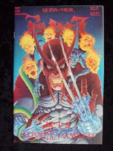 FAUST #8 REBEL STUDIOS "LOVE OF THE DAMNED" AUTOGRAPHED BY QUINN 1ST ...