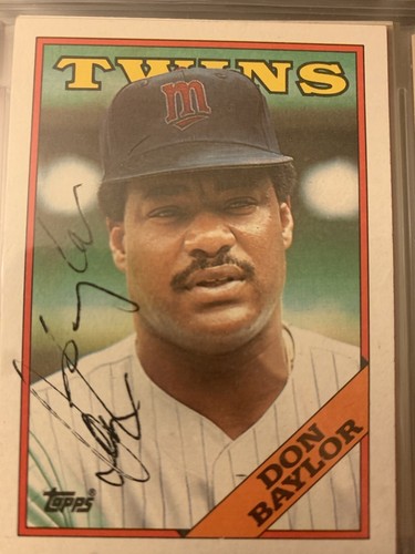 Don Baylor autographed Topps baseball card | eBay