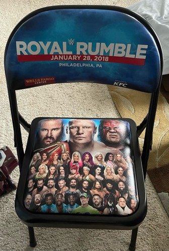 WWE Royal Rumble Ringside Chair Philadelphia PA 2018 | eBay