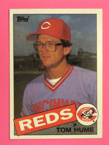 1985 Topps, Cincinnati Reds - TOM HUME | eBay