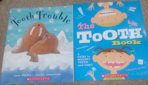 Lot of 2 Tooth Books: Tooth Trouble and The Tooth Book by Scholastic | eBay